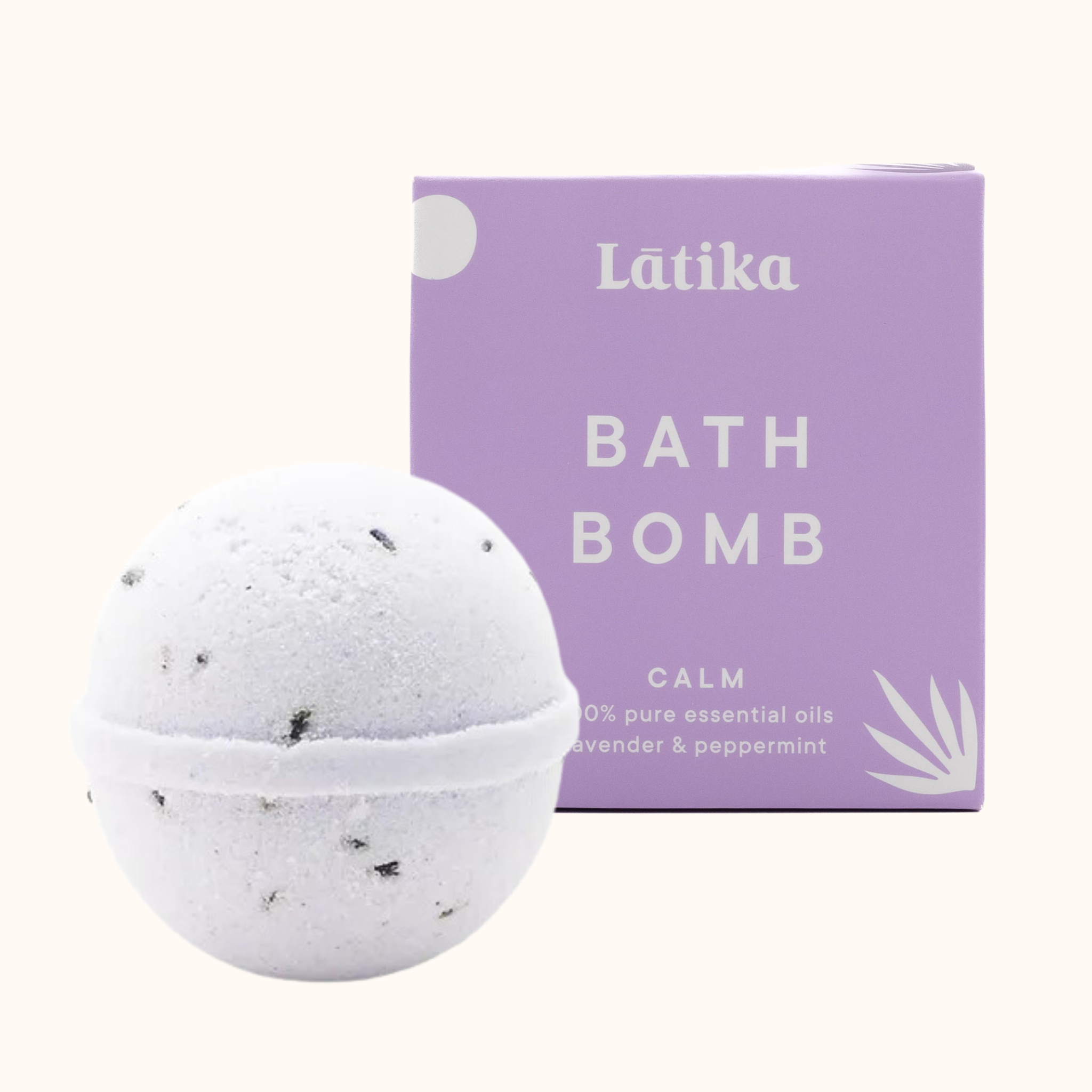 Calm Bath Bomb – Pure Essential Oils 🟣 Natural | AdornmentsNH ...