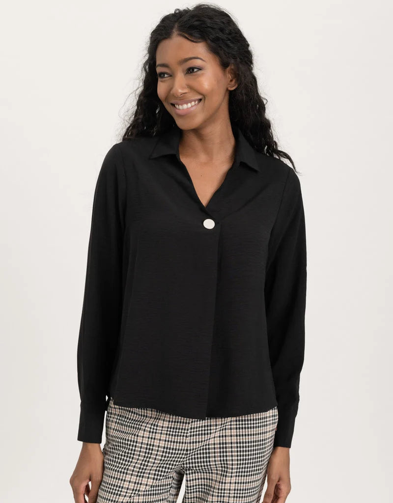Placket Blouse by Renuar | AdornmentsNH – Adornments & Creative Clothing